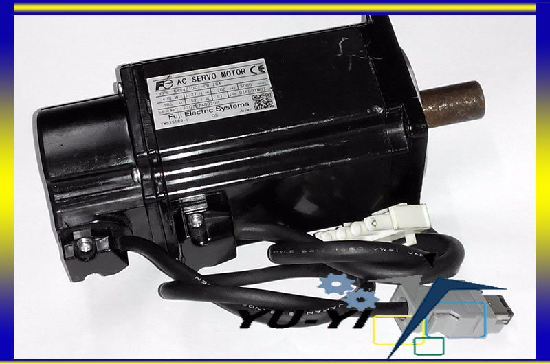 FUJI GYS401DC1-CBZG4 AC SERVO MOTOR 400W - 裕益科技自動化設備可程式編碼器PLC分散式控制系統DCS