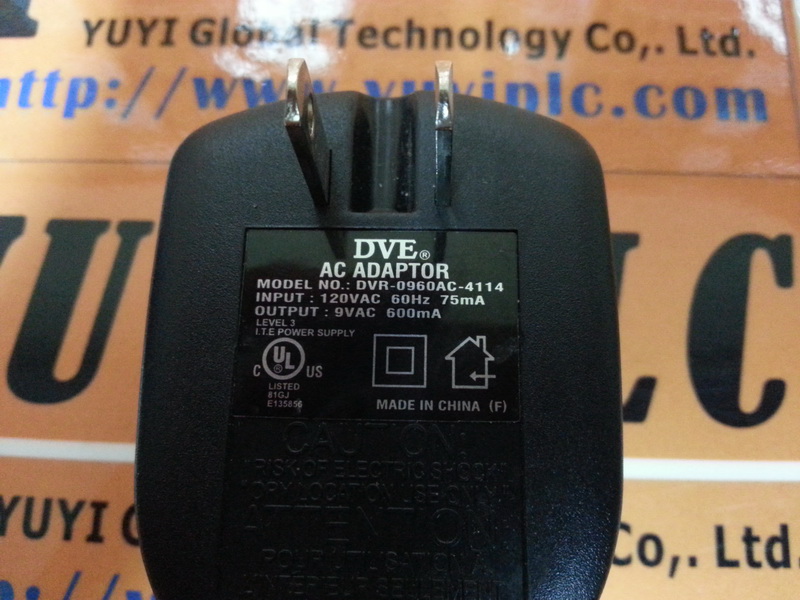 DVE AC ADAPTER DVR-0960AC-4114 - 裕益科技自動化設備可程式編碼器PLC分散式控制系統DCS