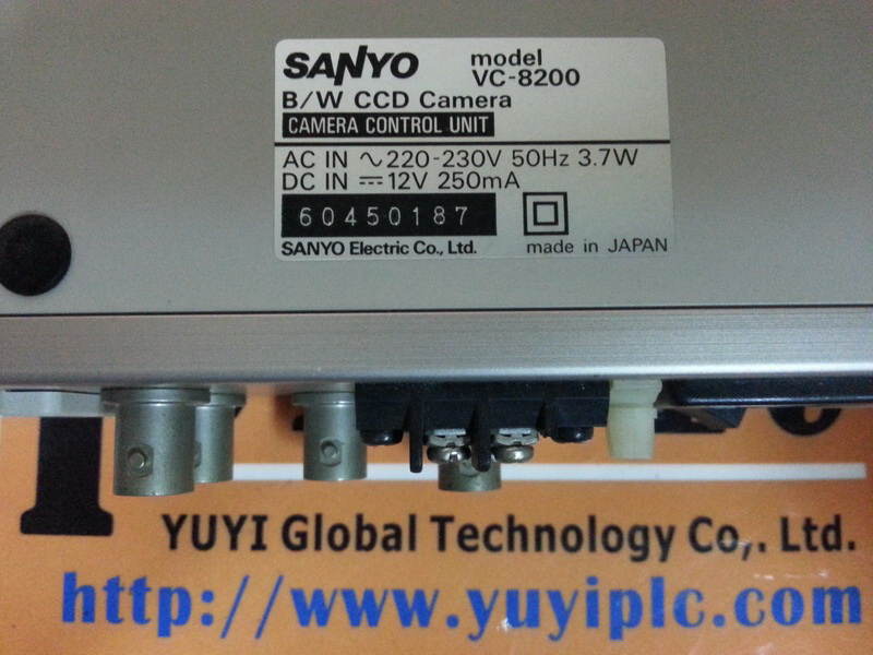 SANYO VC8200 B/W CCD CAMERA - 裕益科技自動化設備可程式編碼器PLC分散式控制系統DCS