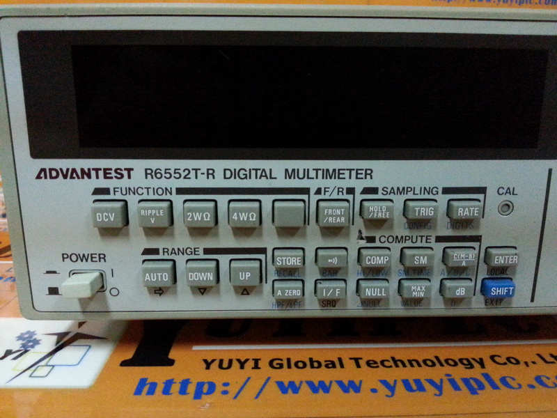 ADVANTEST R6552T-R Digital Multimeter - 裕益科技自動化設備可程式編碼器PLC分散式控制系統DCS