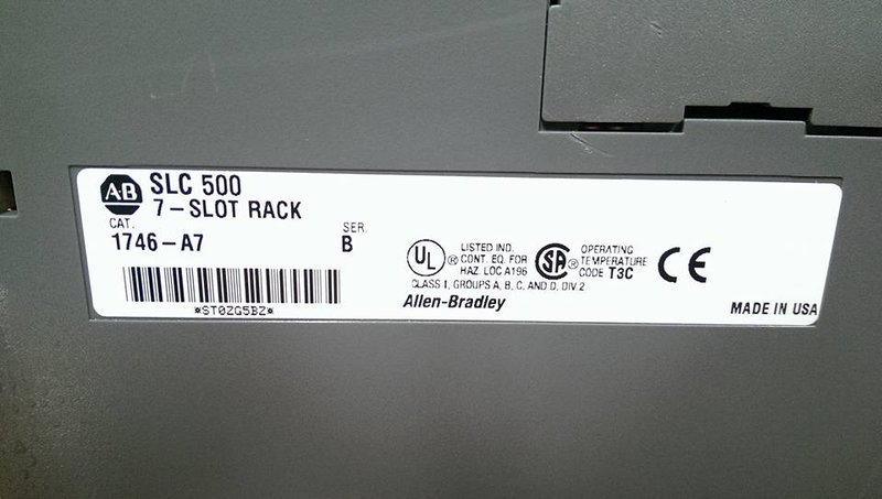 AB SLC 500 7-SLOT RACK 1746-A7 - 裕益科技自動化設備可程式編碼器PLC分散式控制系統DCS