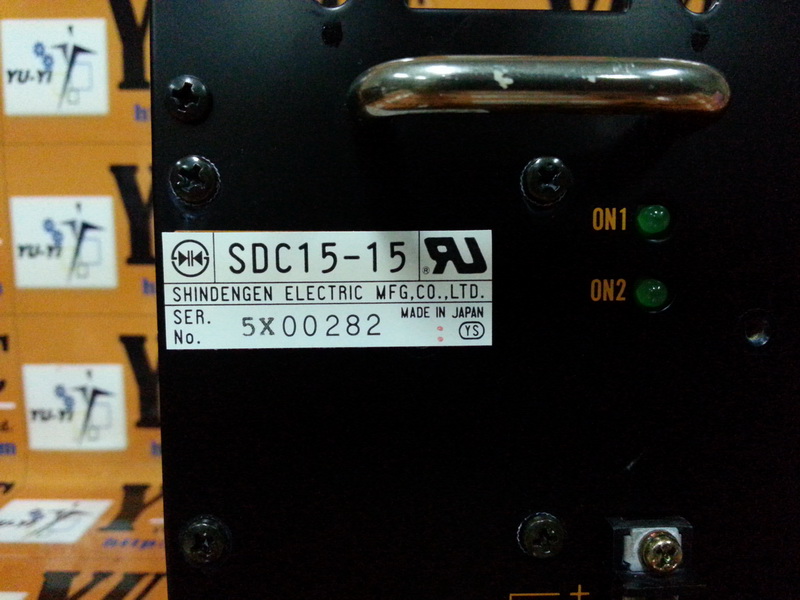 SHINDENGEN SDC15-15 Power supply - 裕益科技自動化設備可程式編碼器PLC分散式控制系統DCS