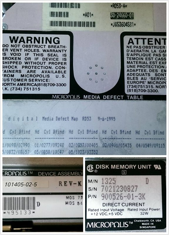 MICROPOLIS 900526-01-3K DISK MEMORY UNIT - 裕益科技自動化設備可程式編碼器PLC分散式控制系統DCS