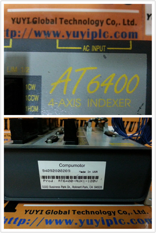 PARKER Compumotor AT6400 4-AXIS INDEXER - 裕益科技自動化設備可程式編碼器PLC分散式控制系統DCS