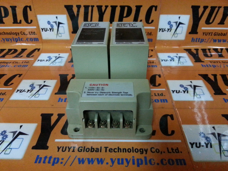 OMRON 61F-G FLOATLESS Level Switch/61F-11 RELAY UNIT - 裕益科技自動化設備可程式編碼器 ...