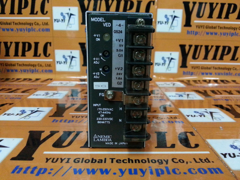 NEMIC-LAMBDA POWER SUPPLY VED-4-0524/5G - PLC DCS SERVO Control MOTOR ...