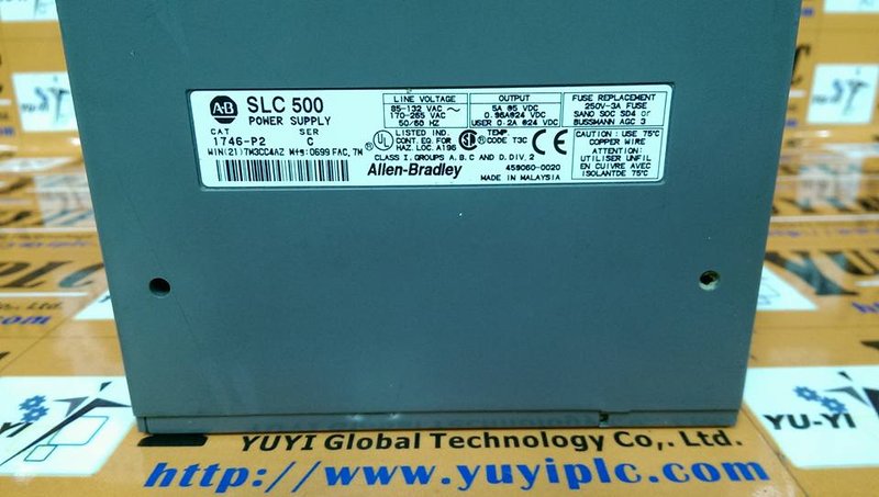 A-B SLC 500 1746-P2 POWER SUPPLY MODULE - 裕益科技自動化設備可程式編碼器PLC分散式控制系統DCS
