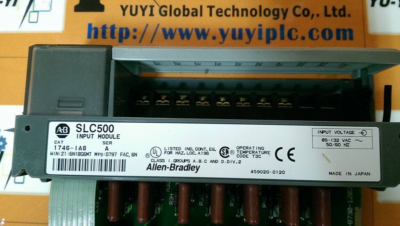 A-B SLC 500 1746-IA8 INPUT MODULE - PLC DCS SERVO Control MOTOR POWER ...