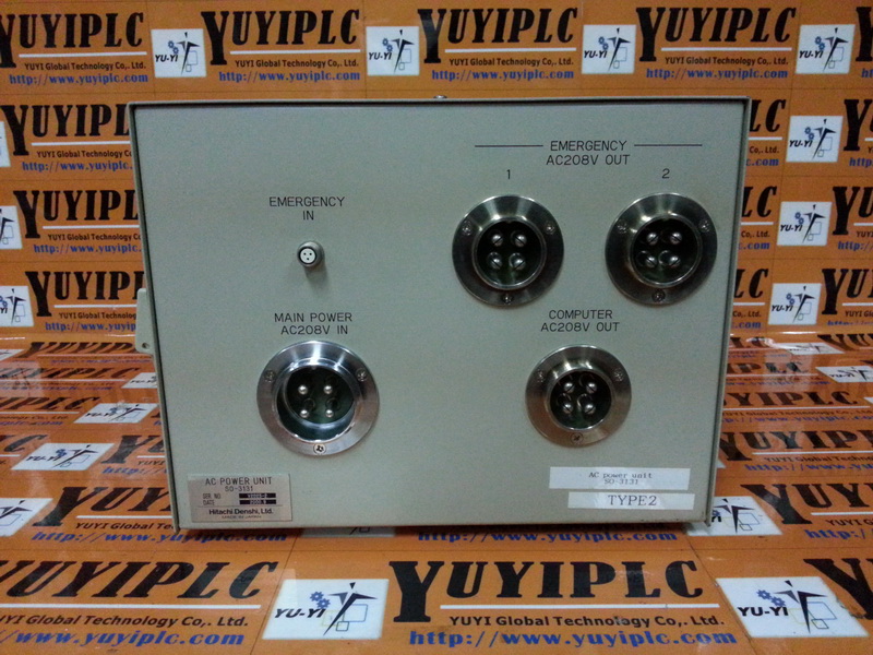 HITACHI AC POWER UNIT S0-3131 SO-3131 - 裕益科技自動化設備可程式編碼器PLC分散式控制系統DCS