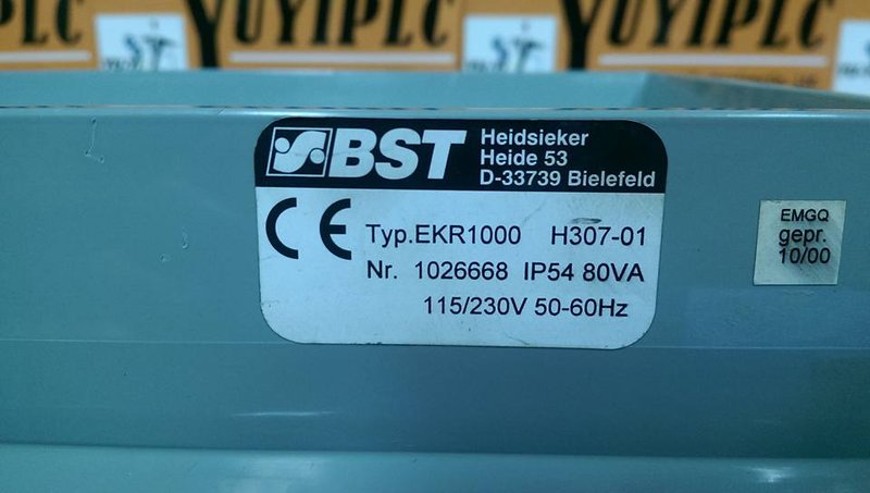 BST EKR1000 H307-01 PROFIBUS DP COMMANDER IP54 80VA - PLC DCS SERVO ...