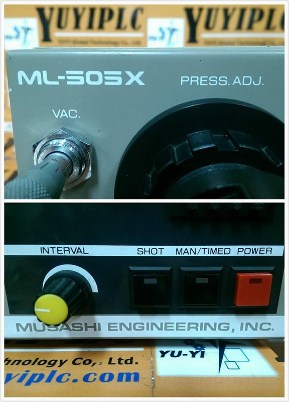 MUSASHI ML-505X PRECISION DISPENSING MACHINE - PLC DCS SERVO Control ...