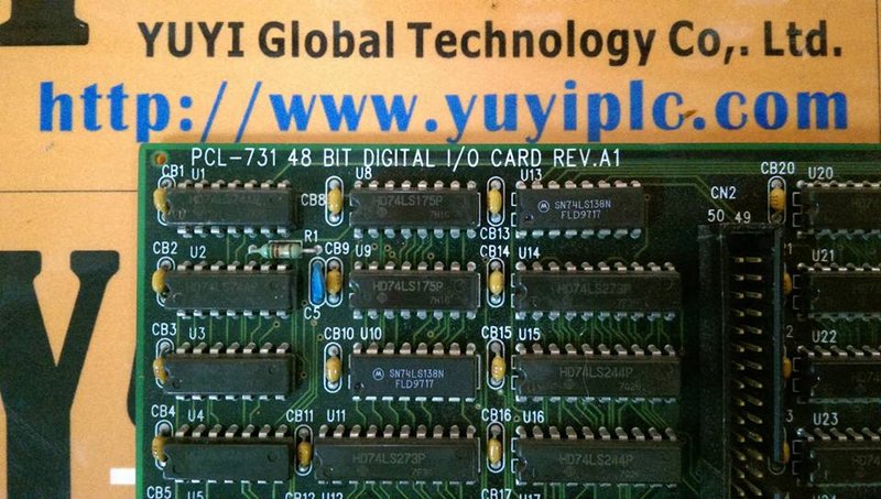 ADVANTECH PCL-731 48 BIT DIGITAL I/O ISA CARD - 裕益科技自動化設備可程式編碼器PLC分散式控制 ...