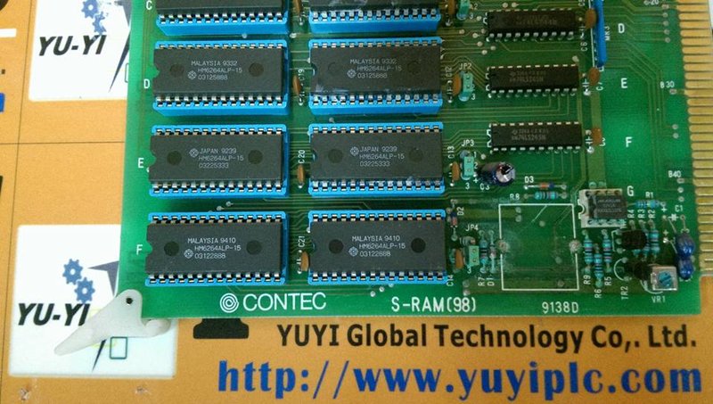 CONTEC S-RAM(98) PC Board - 裕益科技自動化設備可程式編碼器PLC分散式控制系統DCS