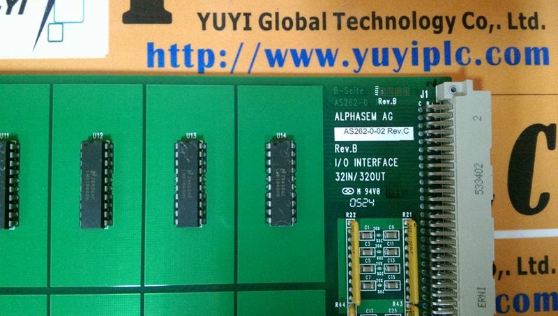 ALPHASEM AG I/O INTERFACE 32IN/32OUT AS262-0-02 REV.C - PLC DCS SERVO ...