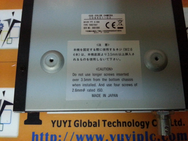 TOSHIBA TELI CCD COLOR CAMERA CS9401-03 - 裕益科技自動化設備可程式編碼器PLC分散式控制系統DCS