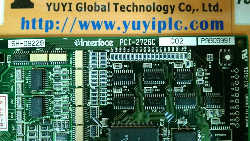 INTERFACE PCI-2726C ISOLETED 32-CHANNEL DIO PCI BOARD - PLC DCS SERVO ...
