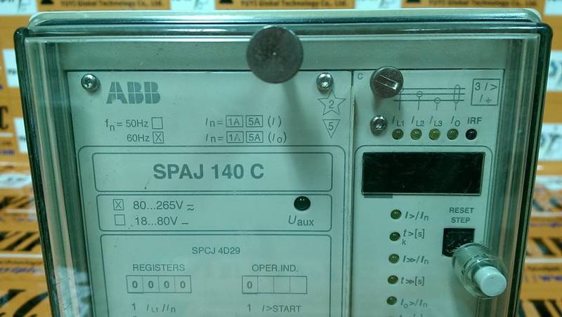 ABB SPAJ140C OVERCURRENT AND EARTH-FAUIT RELAY - 裕益科技自動化設備可程式編碼器PLC分散式 ...