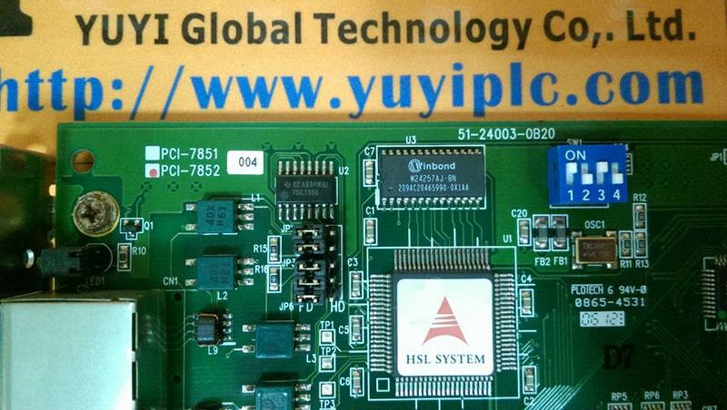 ADLINK PCI-7852 Dual HSL master controller card - 裕益科技自動化設備可程式編碼器PLC分散式 ...