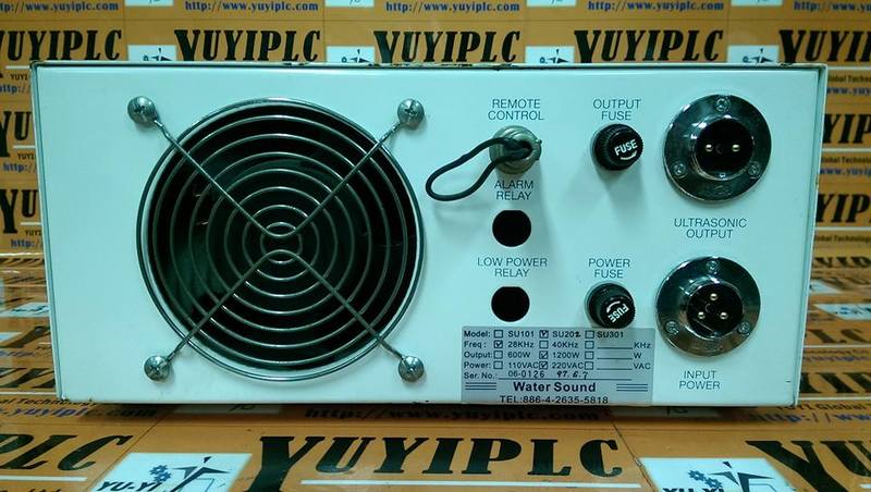 WATER SOUND SU202 SERIES ULTRASONIC GENERATOR - 裕益科技自動化設備可程式編碼器PLC分散式控制 ...