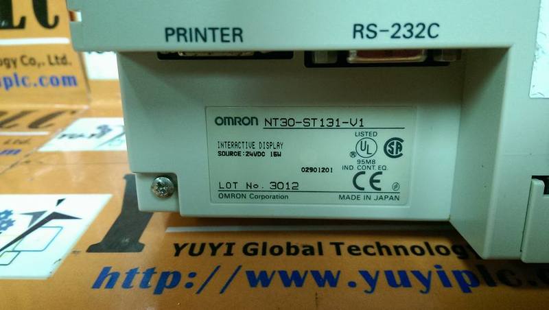 OMRON NT30-ST131-V1 INTERACTIVE DISPLAY - PLC DCS SERVO Control MOTOR ...