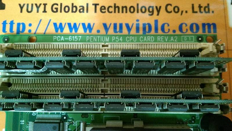 ADVANTECH PCA-6157 PENTIUM P54 CPU CARD REV.A2 - PLC DCS SERVO Control ...