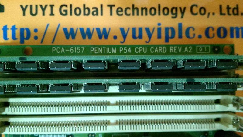 ADVANTECH PCA-6157 PENTIUM P54 CPU CARD REV.A2 - 裕益科技自動化設備可程式編碼器PLC分散式 ...