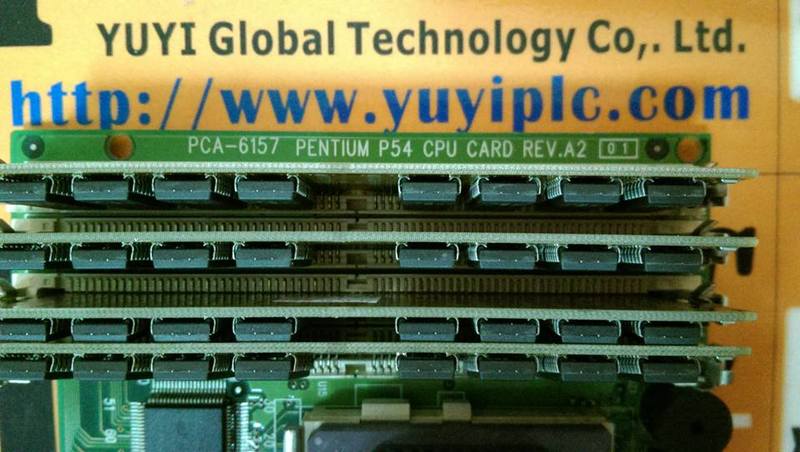 ADVANTECH PCA-6157 PENTIUM P54 CPU CARD REV.A2 - PLC DCS SERVO Control ...