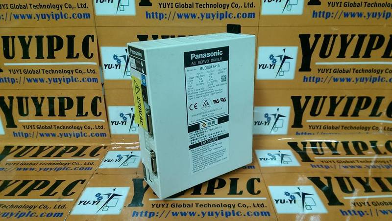 PANASONIC MUDS043A1A AC SERVO DRIVER - 裕益科技自動化設備可程式編碼器PLC分散式控制系統DCS
