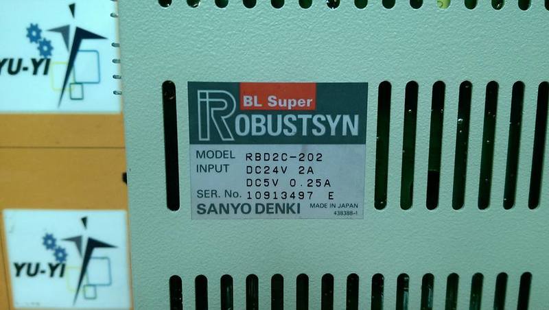 SANYO DENKI RBD2C-202 BL SUPER ROBUSTSYN - PLC DCS SERVO Control MOTOR ...