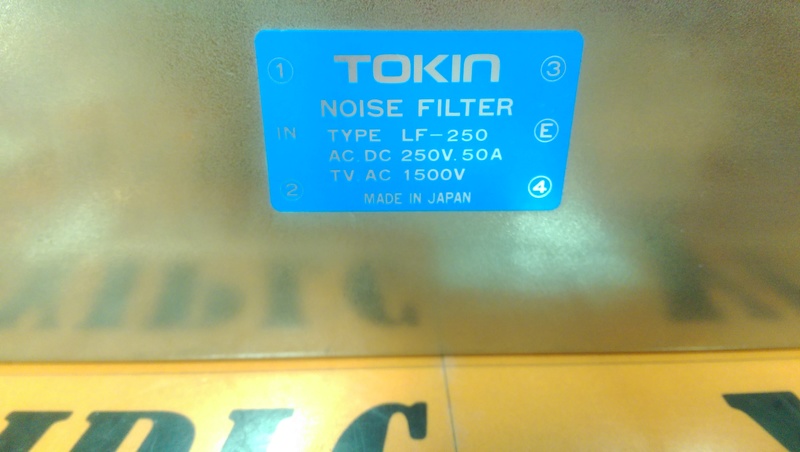 TOKIN LF-250 NOISE FILTER - 裕益科技自動化設備可程式編碼器PLC分散式控制系統DCS