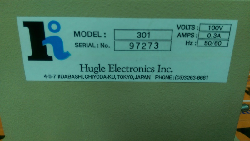 HUGLE ELECTRONICS 301 AIR GUN TYPE IONIZATION CONTROLL - 裕益科技自動化設備可程式 ...