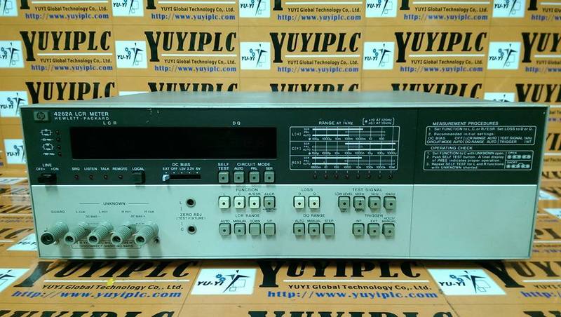 HP HEWLETT PACKARD 4262A LCR METER - PLC DCS SERVO Control MOTOR POWER ...