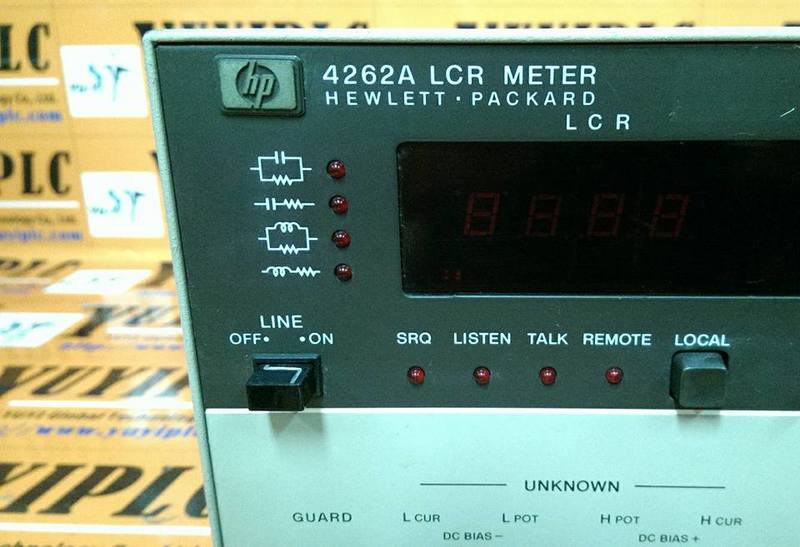 HP HEWLETT PACKARD 4262A LCR METER - PLC DCS SERVO Control MOTOR POWER ...