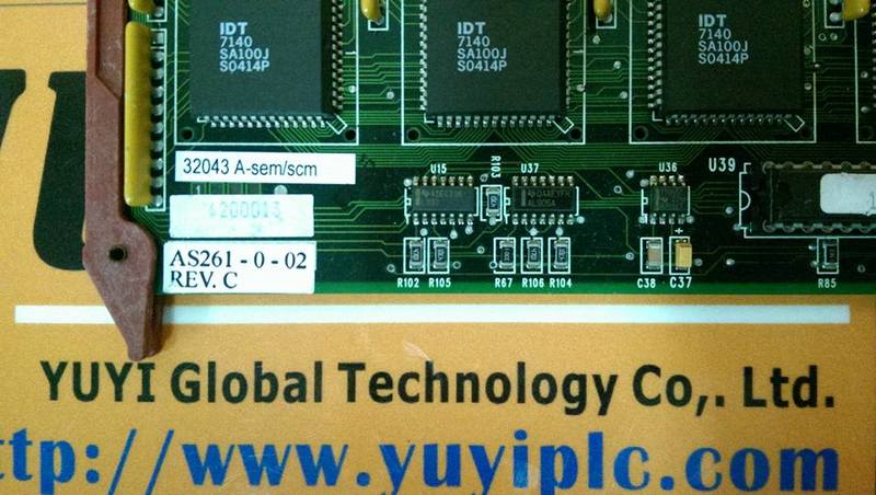 ALPHASEM AS261-0-02 REV.C CONTROL BOARD - PLC DCS SERVO Control MOTOR ...