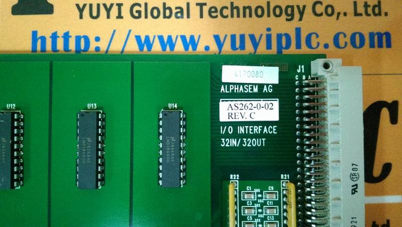ALPHASEM AS262-0-02 REV.C FOR SL9022 I/O INTERFA BOARD - PLC DCS SERVO ...