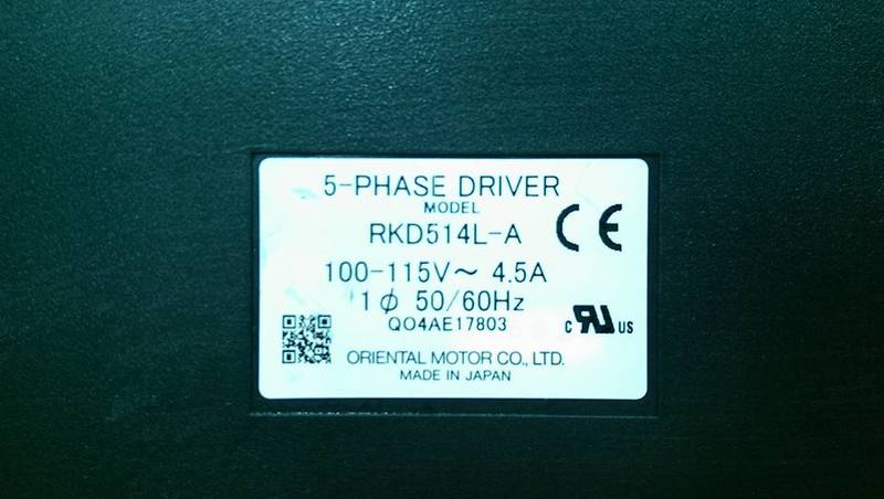 ORIENTAL MOTOR RKD514L-A 5-PHASE DRIVER - PLC DCS SERVO Control MOTOR ...