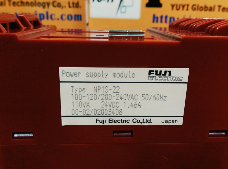 FUJI NP1S-22 POWER SUPPLY MODULE - 裕益科技自動化設備可程式編碼器PLC分散式控制系統DCS