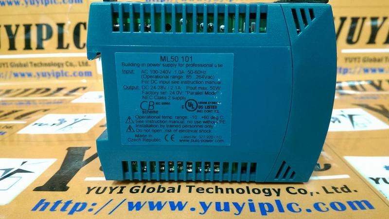 PULS ML50.101 BUIDING-IN POWER SUPPLY FOR PROFESSIONAL - 裕益科技自動化設備可程式 ...