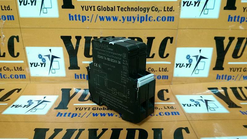E-T-A CIRCUIT BREAKERS ESX10-TA-100-DC24V-3A - 裕益科技自動化設備可程式編碼器PLC分散式控制系統DCS