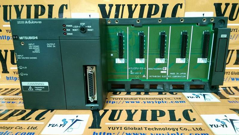 MITSUBISHI A1SJCPU-S3-A BASE UNIT MODULE - 裕益科技自動化設備可程式編碼器PLC分散式控制系統DCS