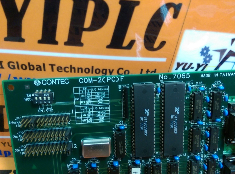 CONTEC COM-2(PC)F NO.7065 BOARD - 裕益科技自動化設備可程式編碼器PLC分散式控制系統DCS
