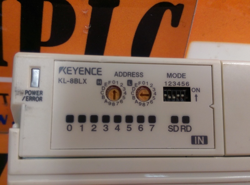 KEYENCE KL-8BLX TERMINAL BLOCK - PLC DCS SERVO Control MOTOR POWER ...