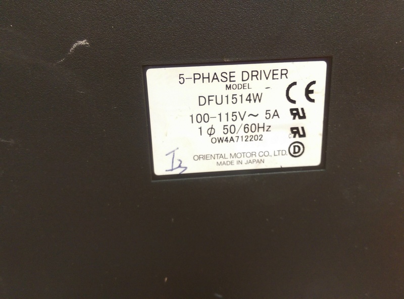 VEXTA DFU1514W 5-PHASE DRIVER - 裕益科技自動化設備可程式編碼器PLC分散式控制系統DCS