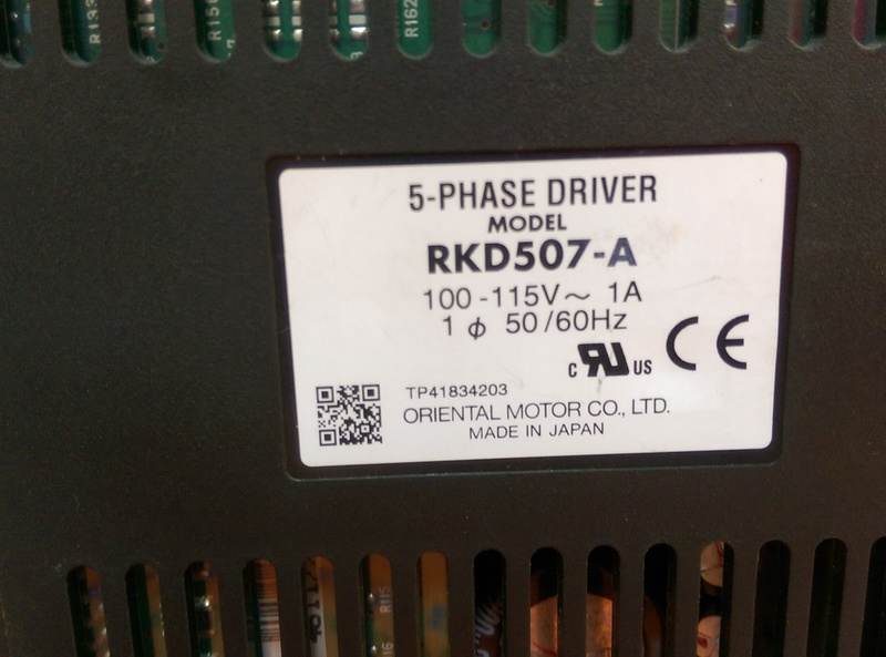VEXTA RKD507-A 5-PHASE DRIVER - 裕益科技自動化設備可程式編碼器PLC分散式控制系統DCS