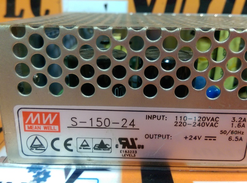 MEAN WELL S-150-24 AC/DC POWER SUPPLY - 裕益科技自動化設備可程式編碼器PLC分散式控制系統DCS