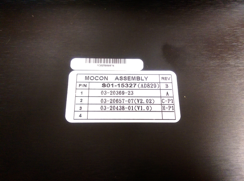 ASM MOCON ASSEMBLY P/N:S01-15327 (AD829) - 裕益科技自動化設備可程式編碼器PLC分散式控制系統DCS