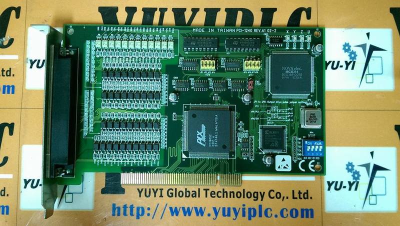 ADVANTECH PCA-1240 REV.A1 4-AXIS MOTOR CONTROL BOARD - 裕益科技自動化設備可程式編碼器 ...