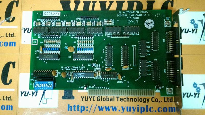 JS ISA BUS 32-CHANNEL DIGITAL I/O CARD V1.3 DIO-9201 - 裕益科技自動化設備可程式編碼器 ...