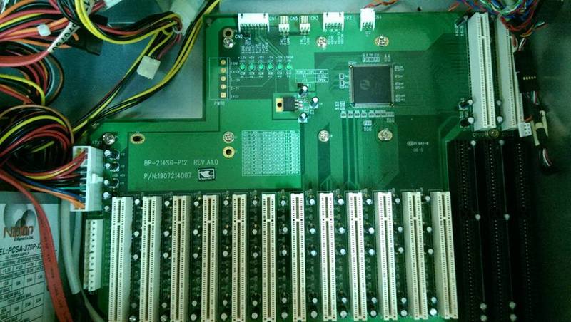 BP-214SG-P12 REV.A1 14-SLOT BACKPLANE - PLC DCS SERVO Control MOTOR ...