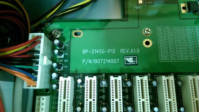 BP-214SG-P12 REV.A1 14-SLOT BACKPLANE - PLC DCS SERVO Control MOTOR ...